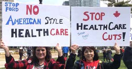 Stop Ontario Tory plan to privatize healthcare | socialist.ca